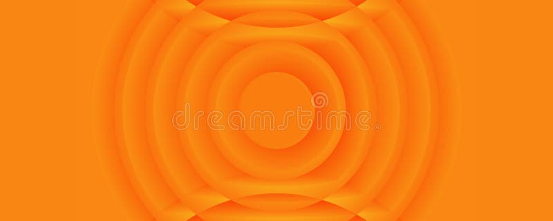 Circular Logo Template with Orange Background Stock Illustration ...