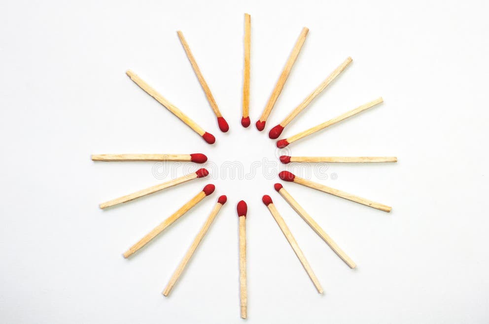 Circular matches stock image. Image of match, yellow - 67944927