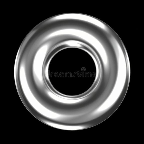 Circular Metal Ring Abstract Design Stock Illustration - Illustration ...
