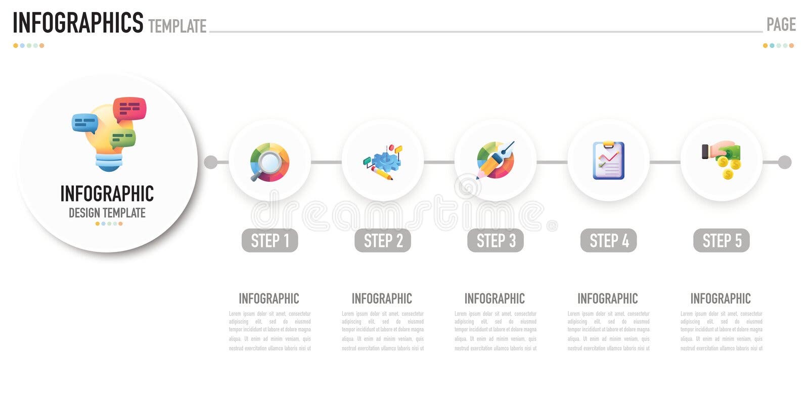 Circular and Arrow Isometric Mind Map Infographic for Business ... Circular and Arrow Isometric Mind Map Infographic for Business ...