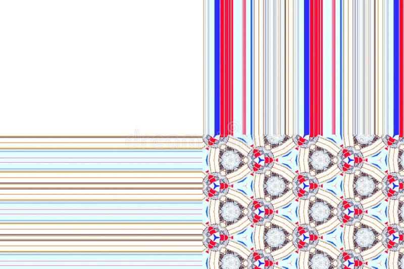 Corner Motif Repeat Edge Pattern Stock Illustration - Illustration of ...