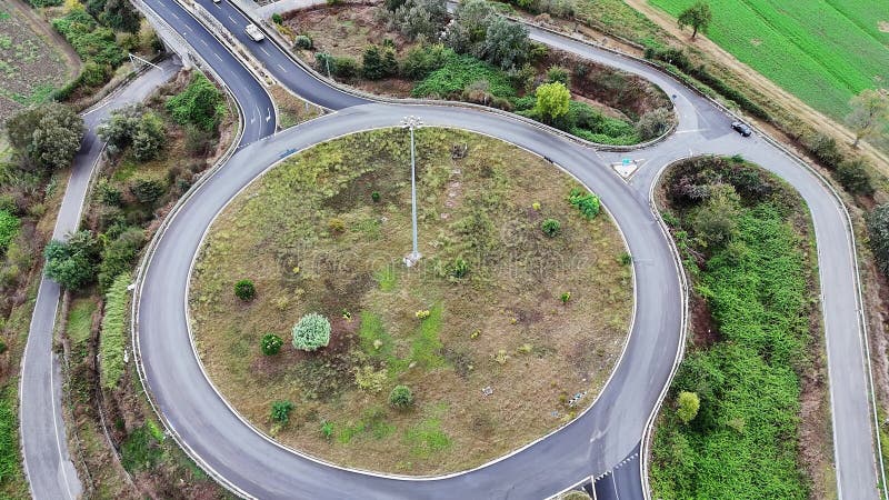 Circular Motion of a Car from a Drone Stock Footage - Video of cars ...