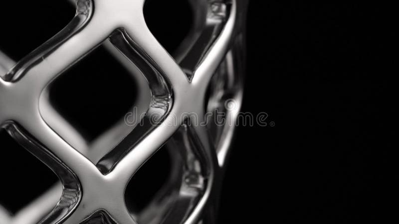 Circular Motion of a Chrome Surface Stock Footage - Video of circle ...