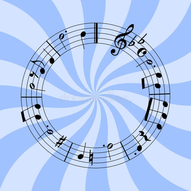 Music Sheet Circle Stock Illustrations – 2,347 Music Sheet Circle Stock ...