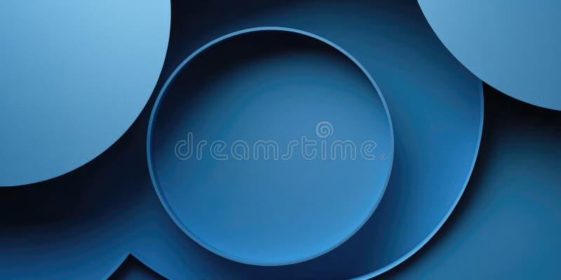Circular Object on Blue Background Stock Illustration - Illustration of ...