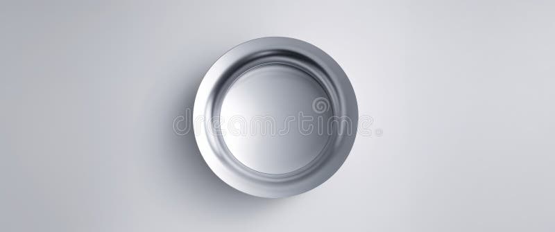 Circular Object Smooth Shiny Surface Appears Silver Circle Stock Photos ...