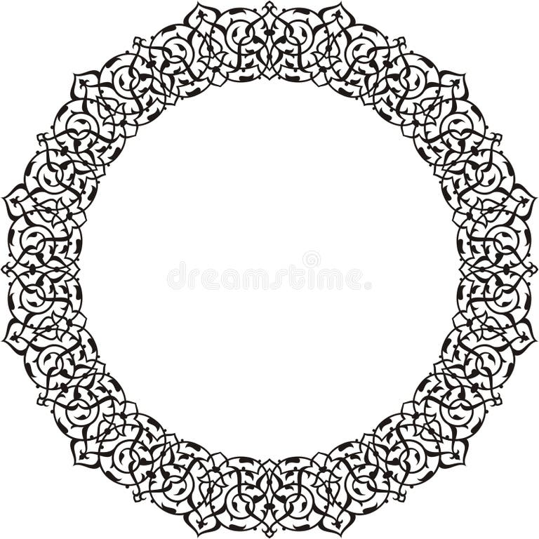 Arabic Circular Pattern Stock Illustrations – 17,445 Arabic Circular ...