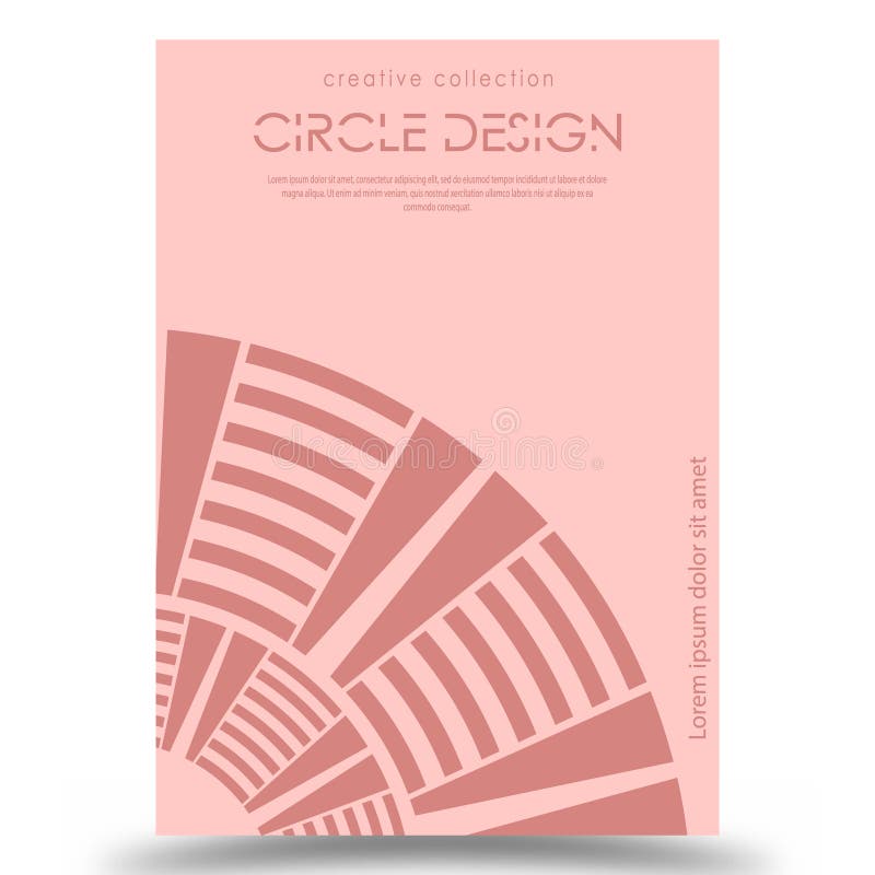 Circular Ornament. the Idea of a Banner, Brochure, Catalog, or Booklet ...