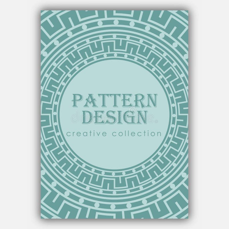 Circular Ornament. the Idea of a Banner, Brochure, Catalog, or Booklet ...