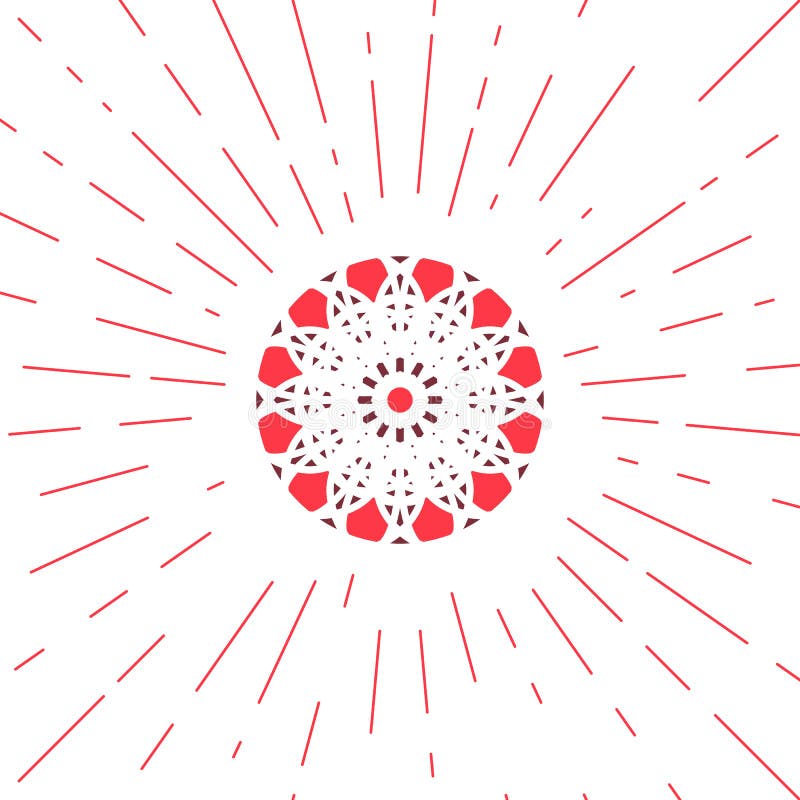 Vector Geometric Sun Emblem Stock Vector - Illustration of business ...