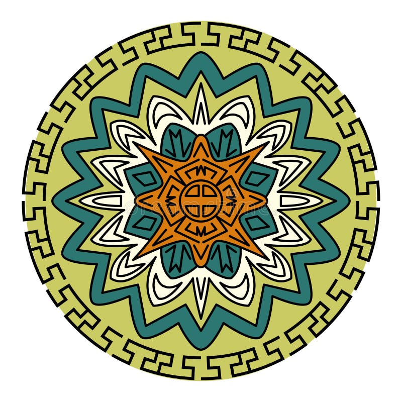 Chinese circular pattern stock vector. Illustration of illustration ...