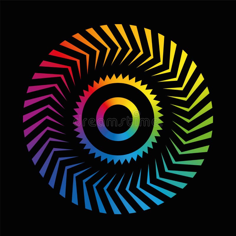 Circular Clockwise Rainbow Stock Illustrations – 14 Circular Clockwise ...