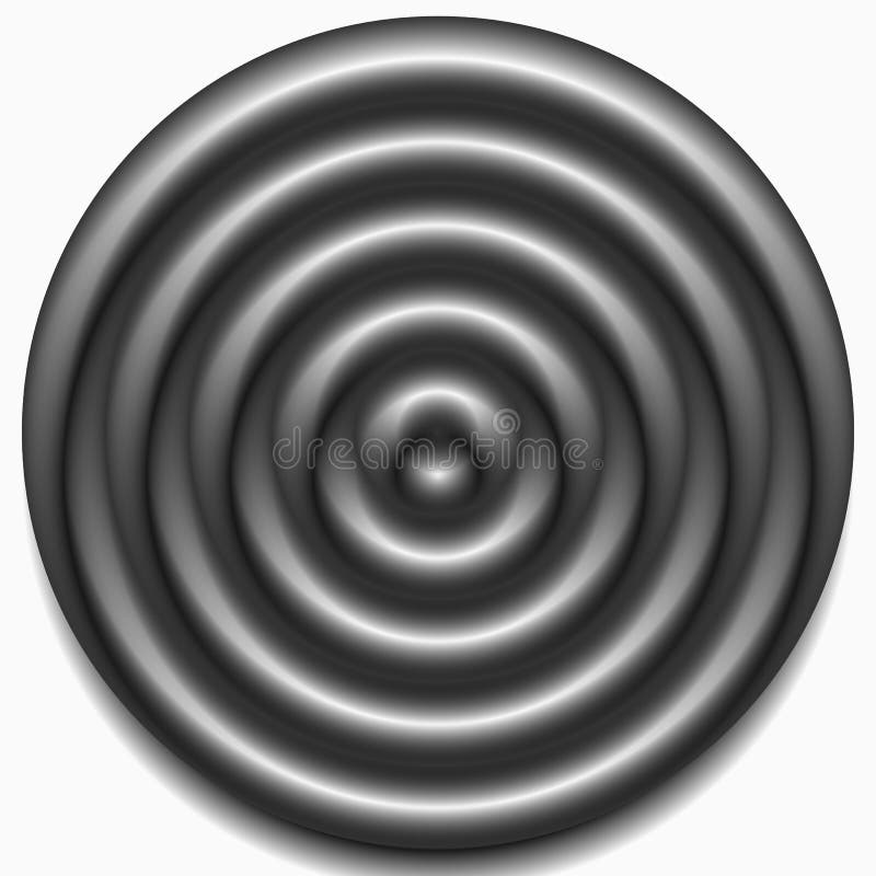 Circular Pattern with Concentric Circles. Faded Overlapping Circle ...