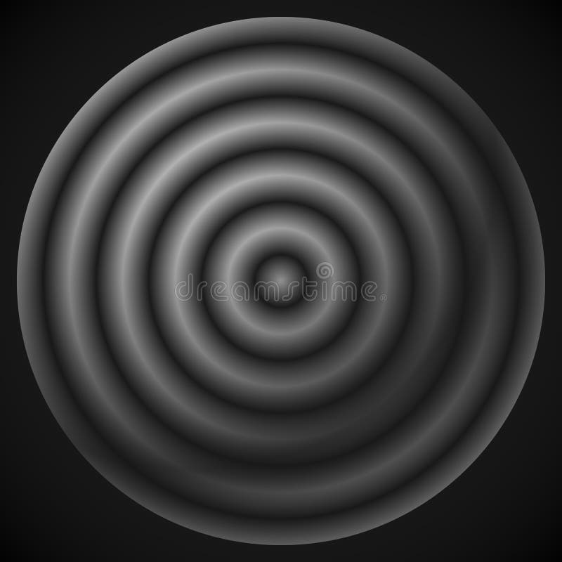 Circular Pattern with Concentric Circles. Faded Overlapping Circle ...