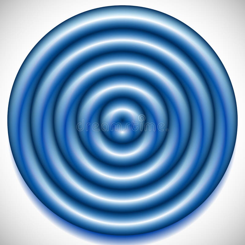 Circular Pattern with Concentric Circles. Faded Overlapping Circle ...