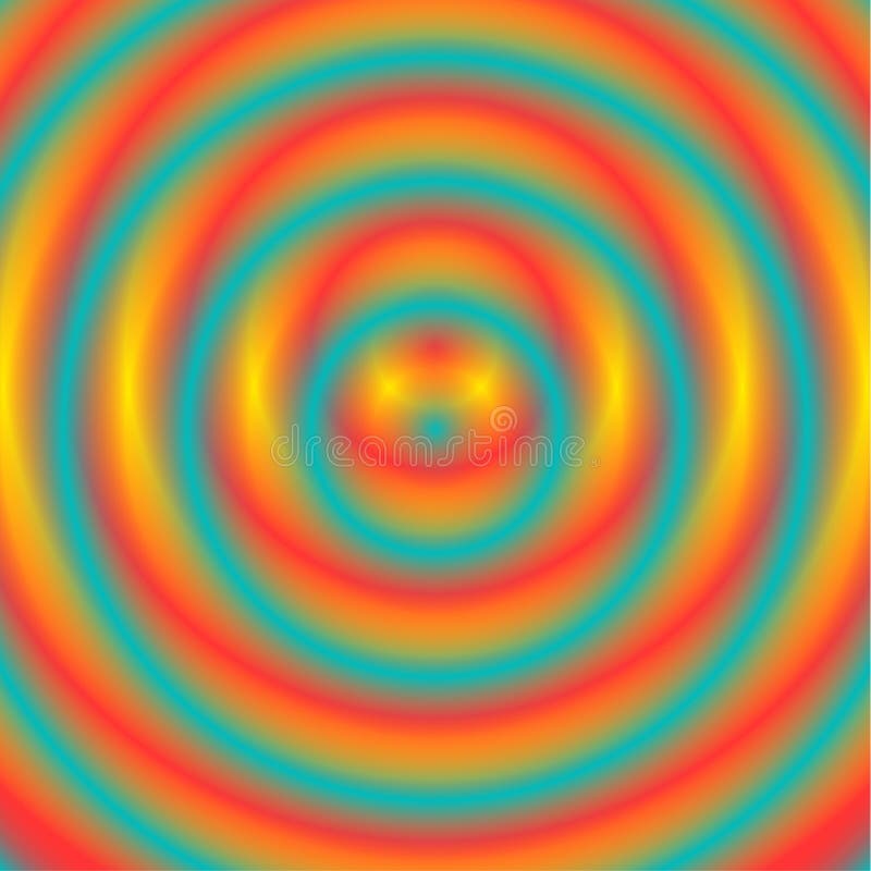Circular Pattern with Concentric Circles. Faded Overlapping Circle ...
