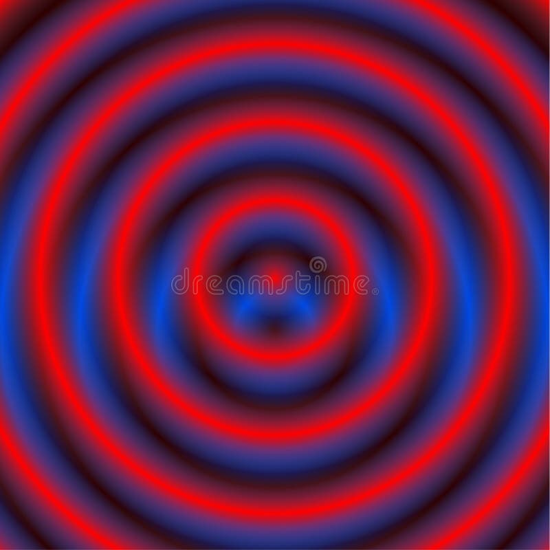 Circular Pattern with Concentric Circles. Faded Overlapping Circle ...