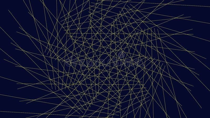 Circular Pattern of Connected Circles on Dark Background Stock Video ...