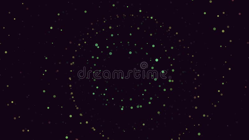 A Circular Pattern of Neon Dots Stock Video - Video of astronomy ...