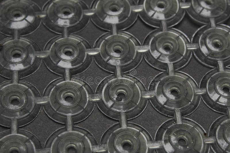 Circular Pattern of Plastic Stock Image - Image of hole, mechanic ...