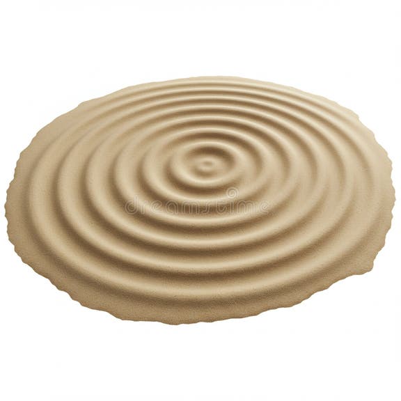 Circular Pattern Resembling Ripples in Sand, Characterized by ...