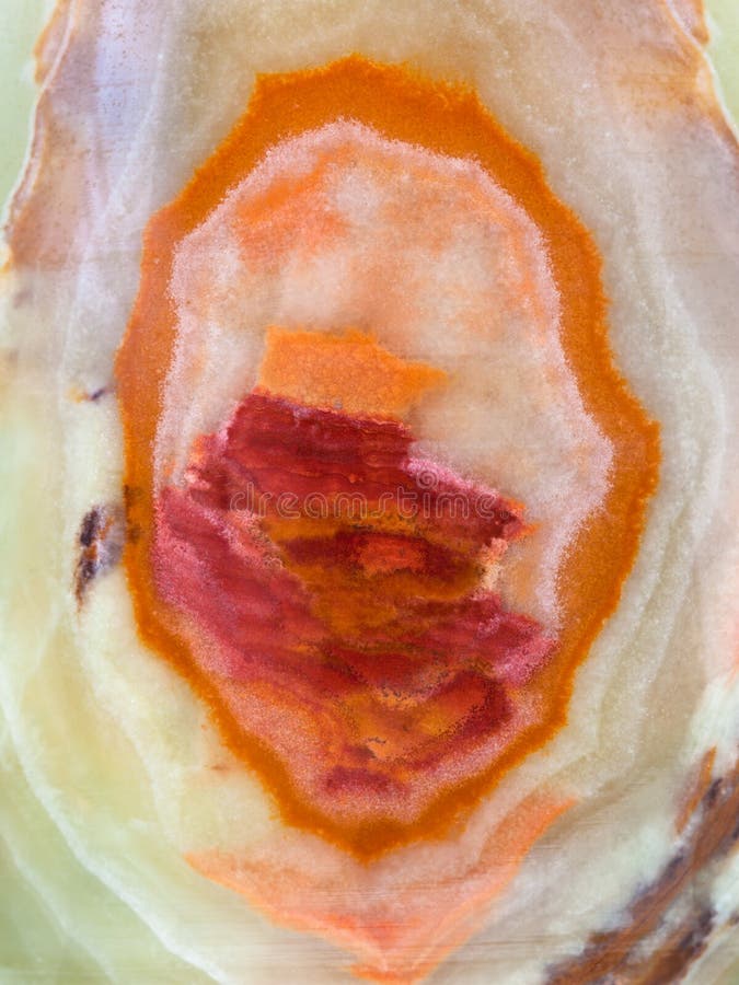 Circular Pattern on Surface Onyx Stone Stock Image - Image of mineral ...