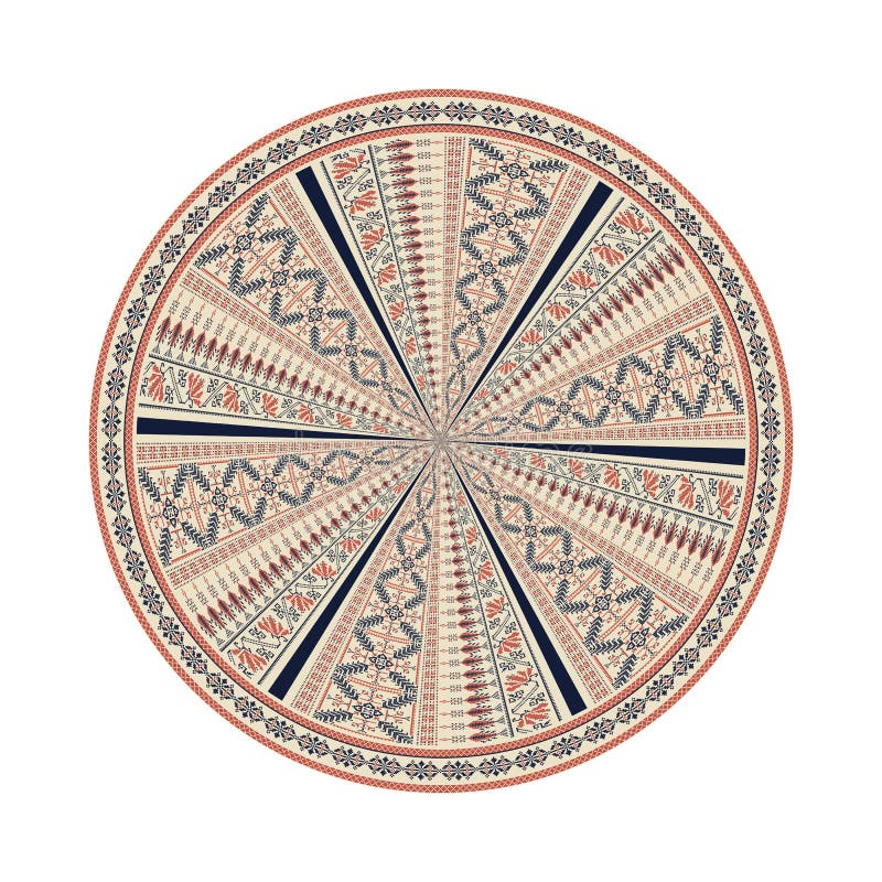 Palestinian design element stock vector. Illustration of embroidery ...