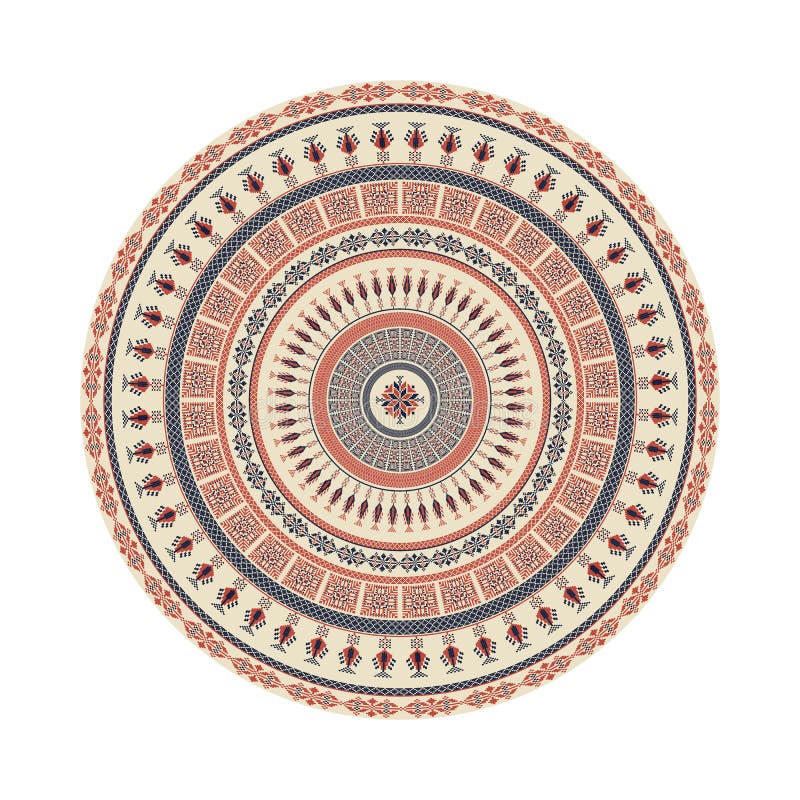 Traditional Palestinian Embroidery Pattern 5 Stock Vector ...