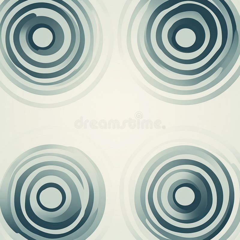 Circular Patterns in Muted Colors Create a Serene Atmosphere in Modern ...