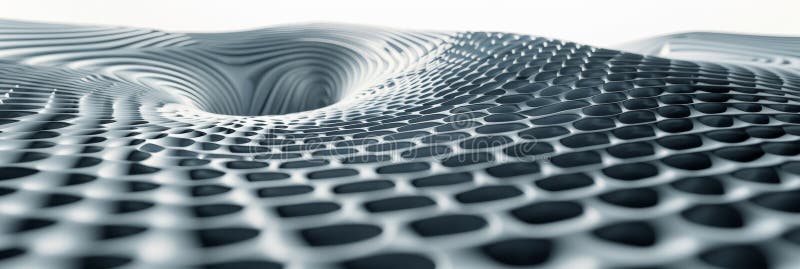 Circular Patterns Overlapping With Gridlike Structures Capturing The