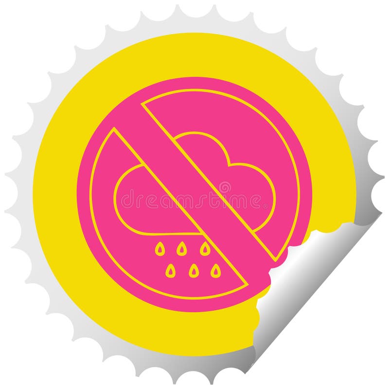 No rain stock illustration. Illustration of symbol, summer - 36404628