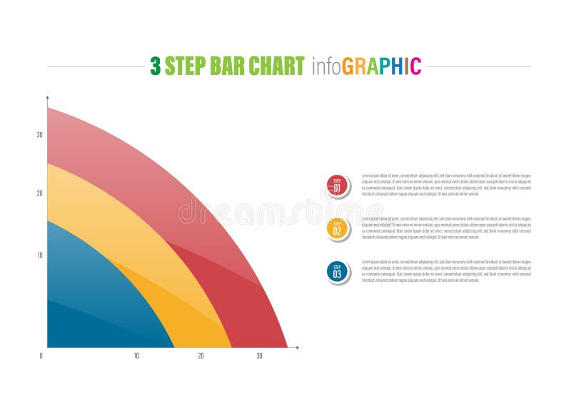 Bar Chart Infographics with Circular Pie Chart Elements. Creative ...