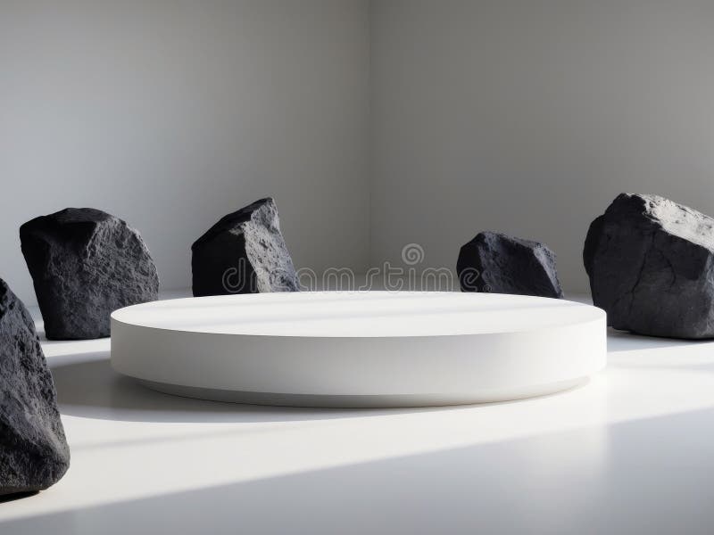 Dark Room Stage Large Circular Platform Stock Photos - Free & Royalty ...