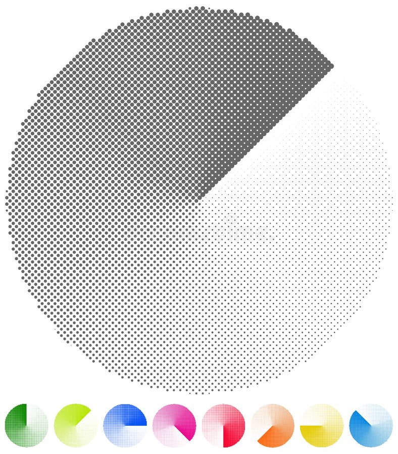 Circular Pre-loader, Buffer, Progress Indicator or Radar Shape with ...