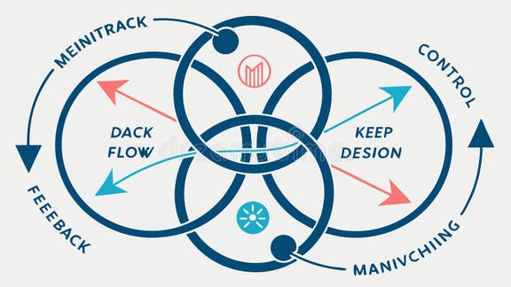 Circular Process Diagram, Continuous Improvement Cycle, Vector Design ...