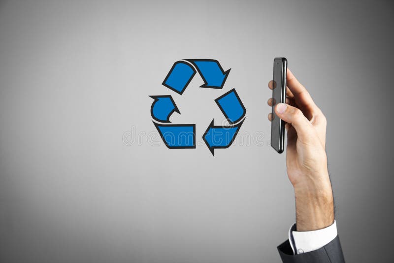 Circular Process Flow Arrows, Icon, Logo or Sign Stock Photo - Image of ...