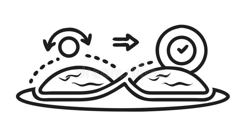 Circular Process Flow Icon, Transformation and Iteration Cycle, Vector Design Generative AI ...
