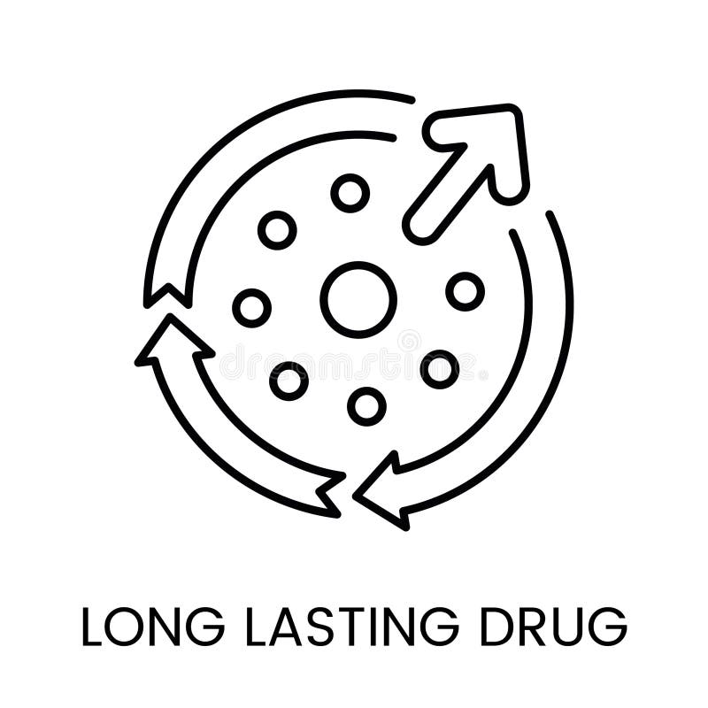 A Circular Process Icon in Vector, Symbolizing Continuous and Long ...