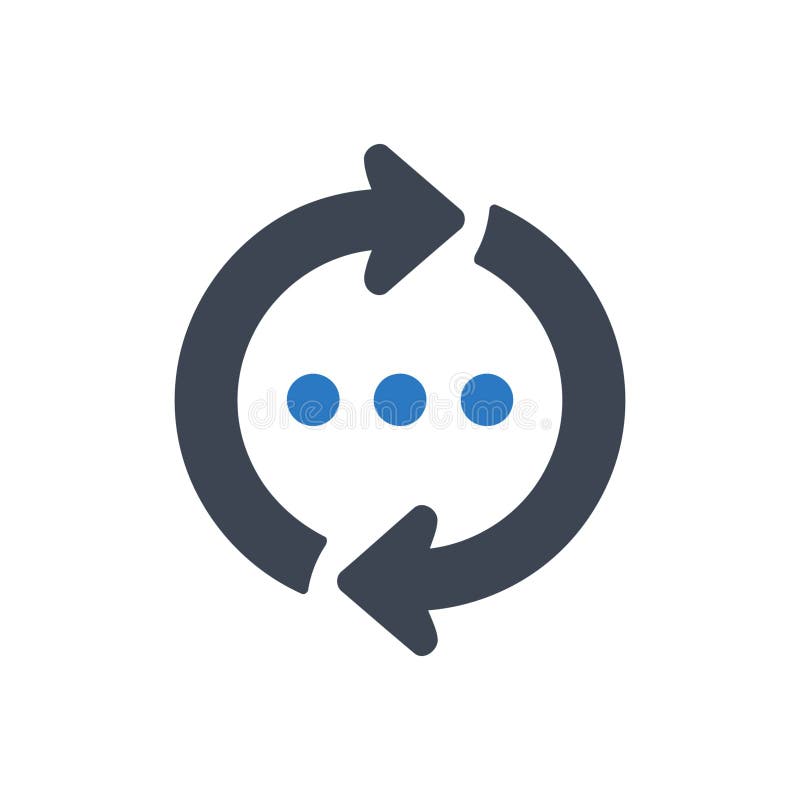 Circular Process Icon stock vector. Illustration of circular - 361729409