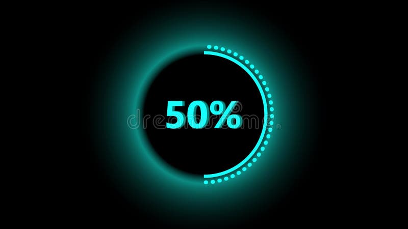 Circular Progress Animation with Number Increment. Modern Loading Indicator Loop. Loading ...