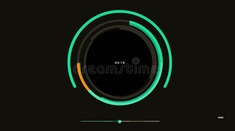 Progress Indicator Displaying Countdown Timer Stock Photos - Free ...