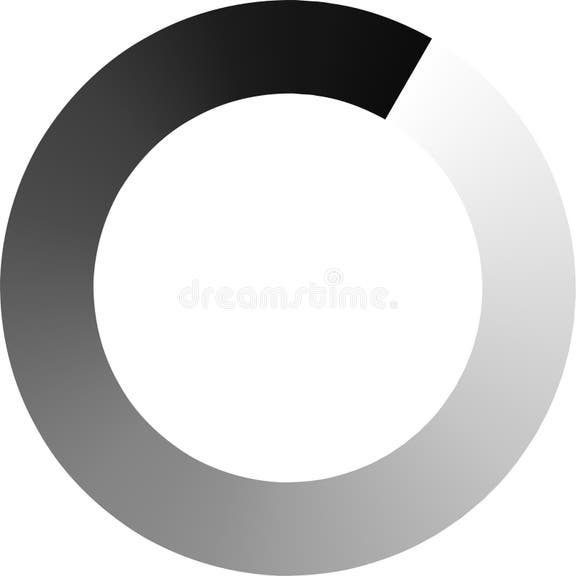 Circular Progress Indicator Featuring a Smooth Gradient Transitioning ...