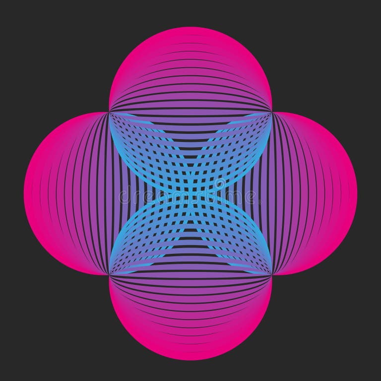 Four Overlapping Circles Stock Illustrations – 62 Four Overlapping ...