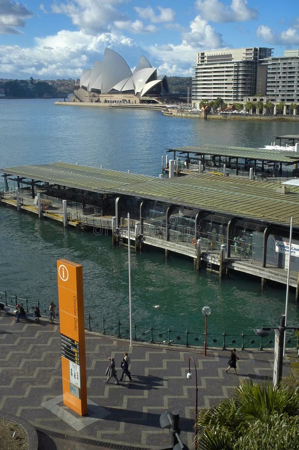 Circular Quay from the Cahill Walkway Editorial Stock Photo - Image of ...
