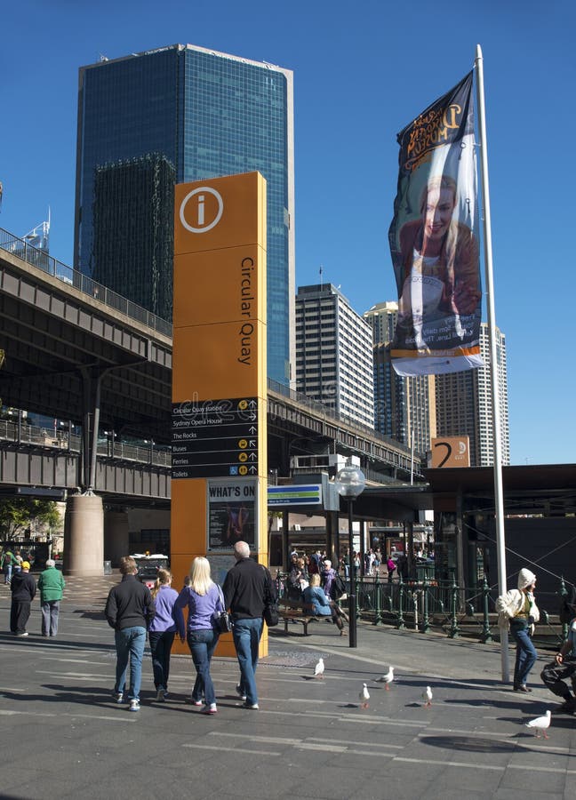 Circular quay ferry wharf editorial photo. Image of business - 26041856