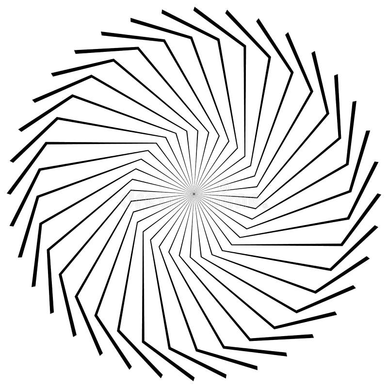 Radial geometric ornament stock vector. Illustration of decoration ...