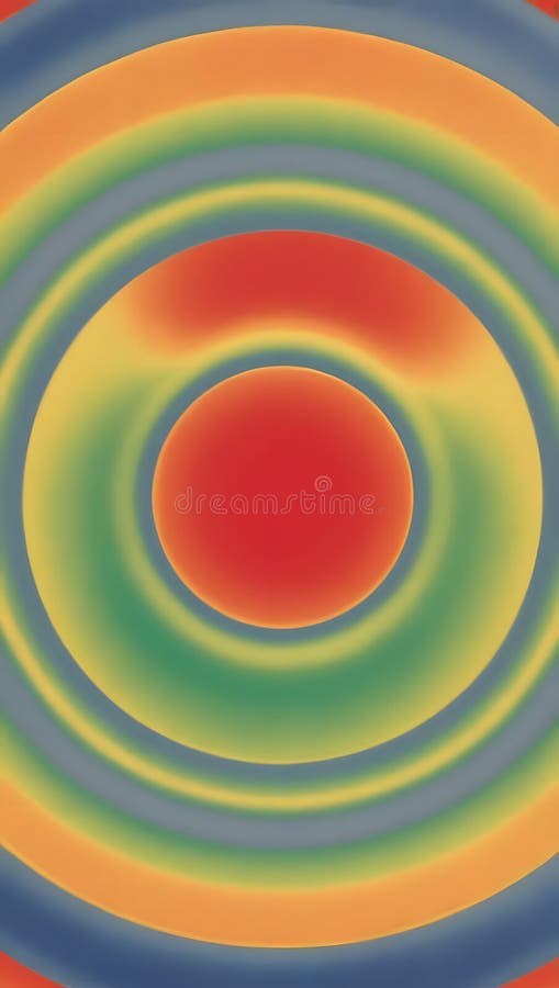 Circular Radiation Nodes stock illustration. Illustration of petal ...