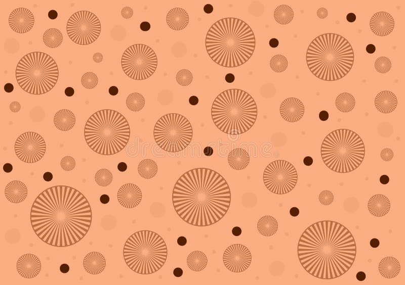 Circular Random Pattern Background Wallpaper Design Layout Stock ...