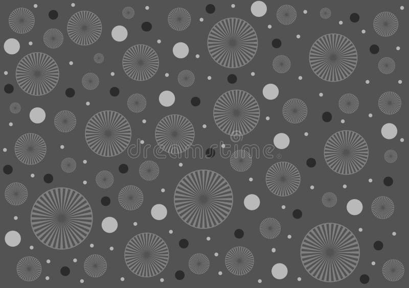 Circular Random Pattern Background Wallpaper Design Layout Stock ...