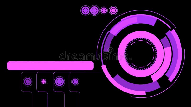 Abstract Screen Hologram Graphics Animation Background Stock Video ...